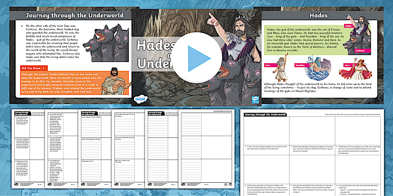 Hades and the Underworld: KS2 Ancient Greece Activity Pack